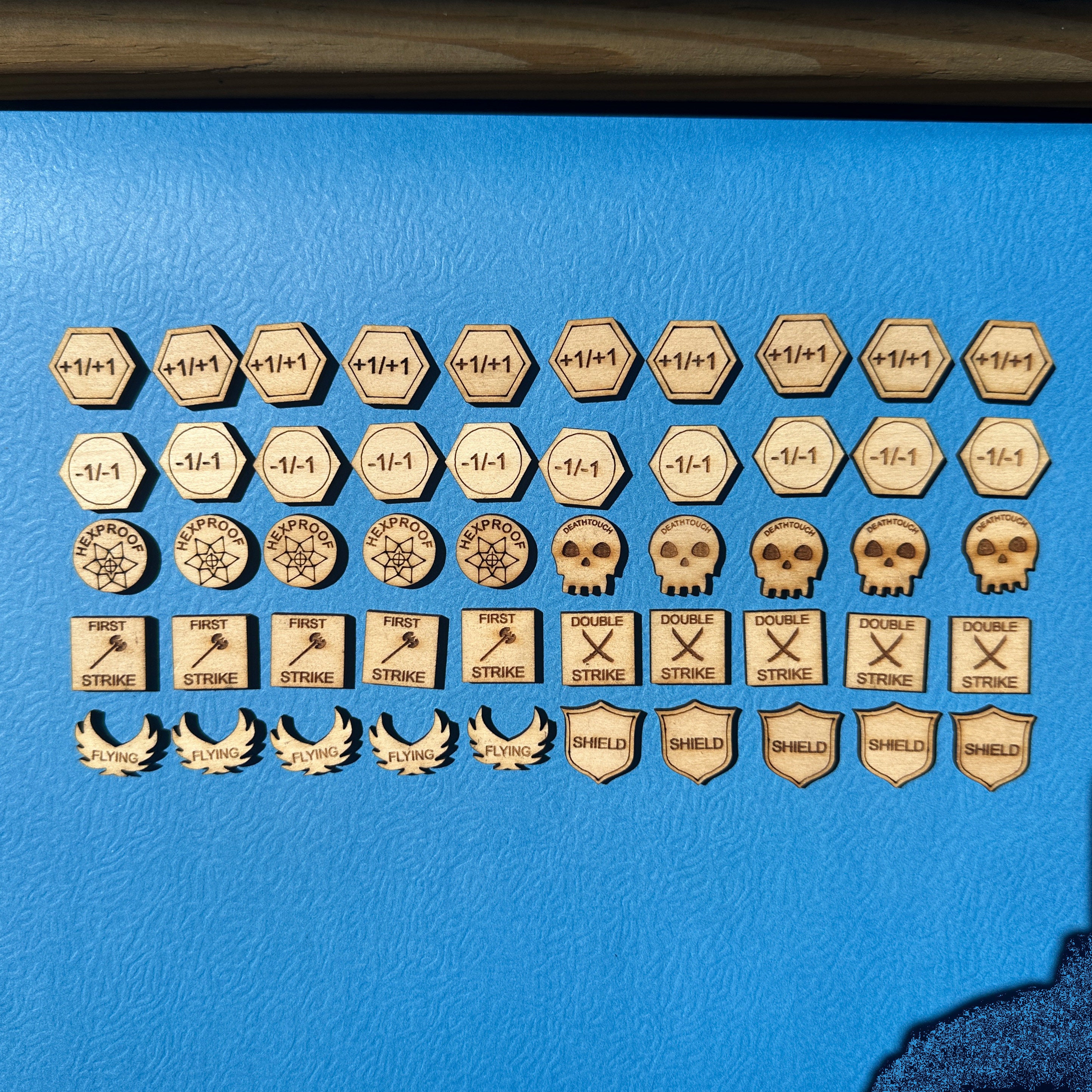 Magic the Gathering Counters BUNDLE - Custom Wood Laser Cut Counters - Etsy