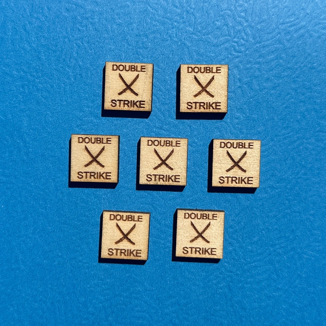 MTG Double Strike Counters / Ability Trackers - Magic the Gathering ...