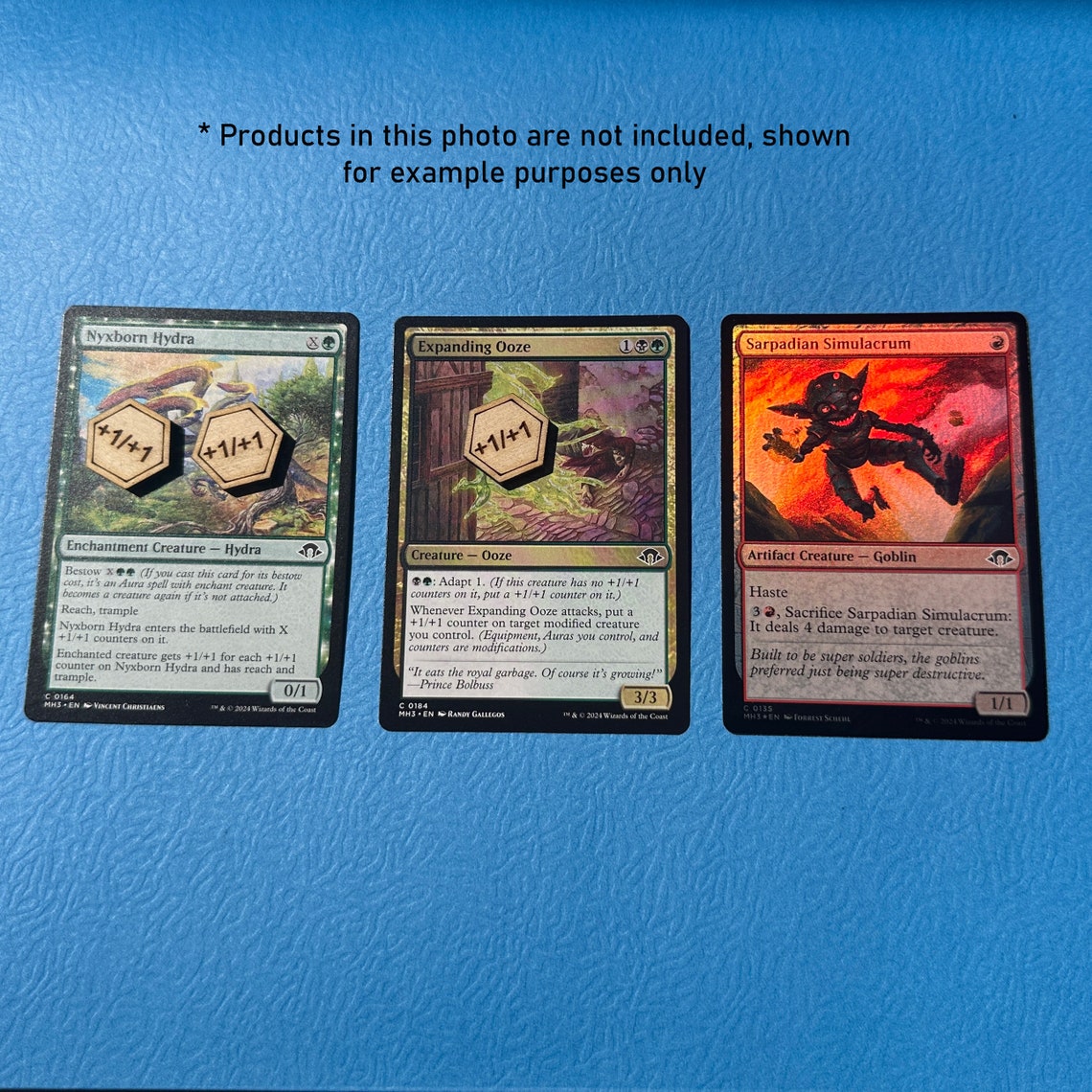 MTG -1/-1 - Magic the Gathering Counters - Custom Wood Laser Cut ...