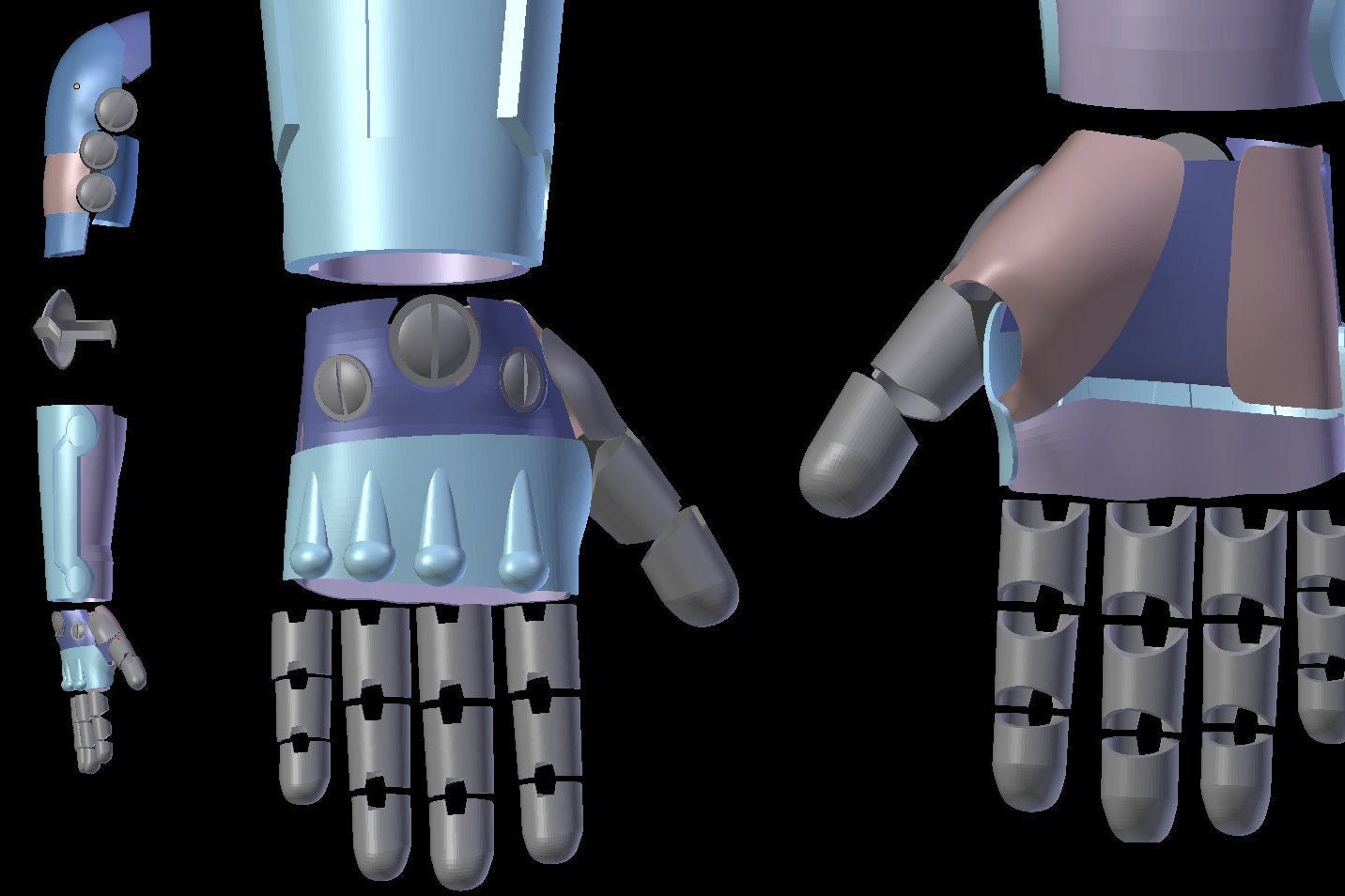 Full Metal Alchemist Automail Arm Hand and Leg - Etsy