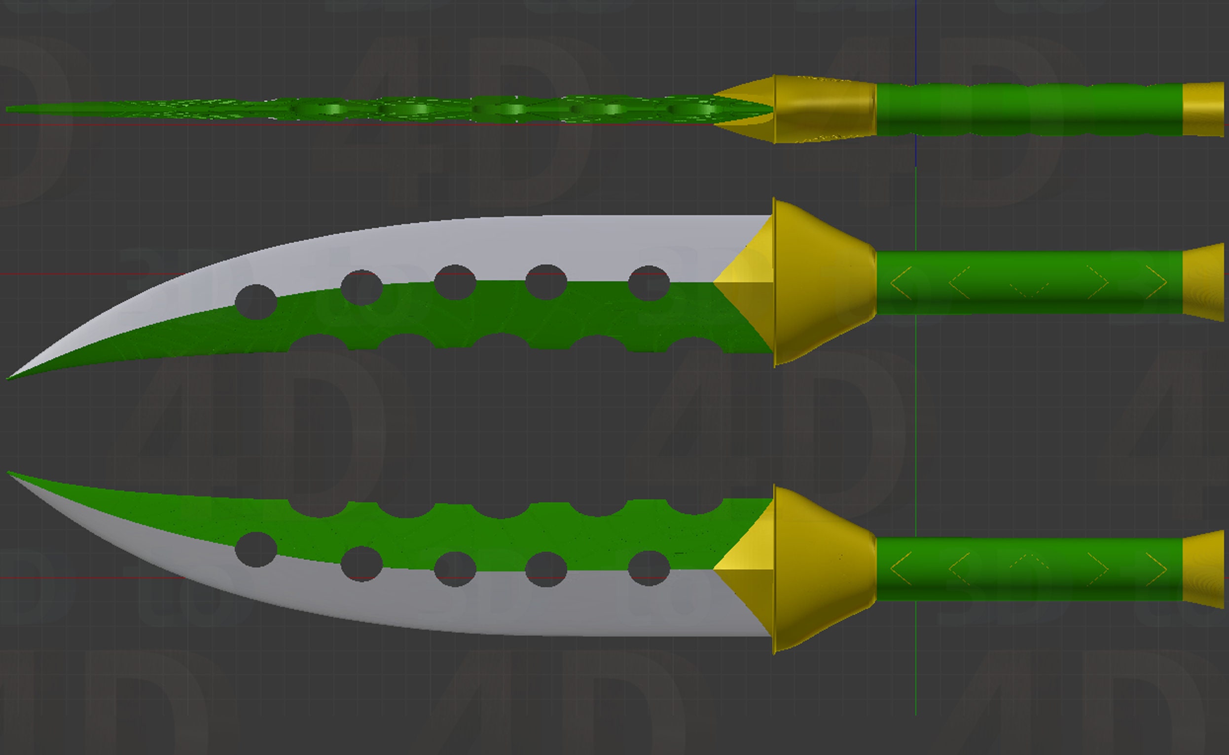 Sacred Treasure Lostvayne 3d Model Ready to Print Seven Deadly Sins - Etsy