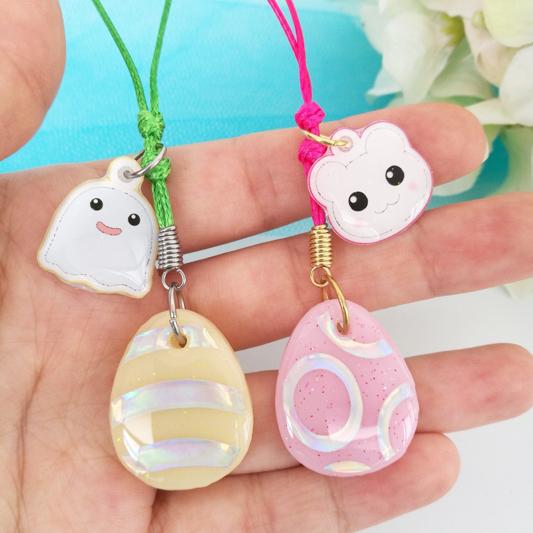Digital Eggs Pendant Charms | Keychains | Bag Charms | Custom - Etsy