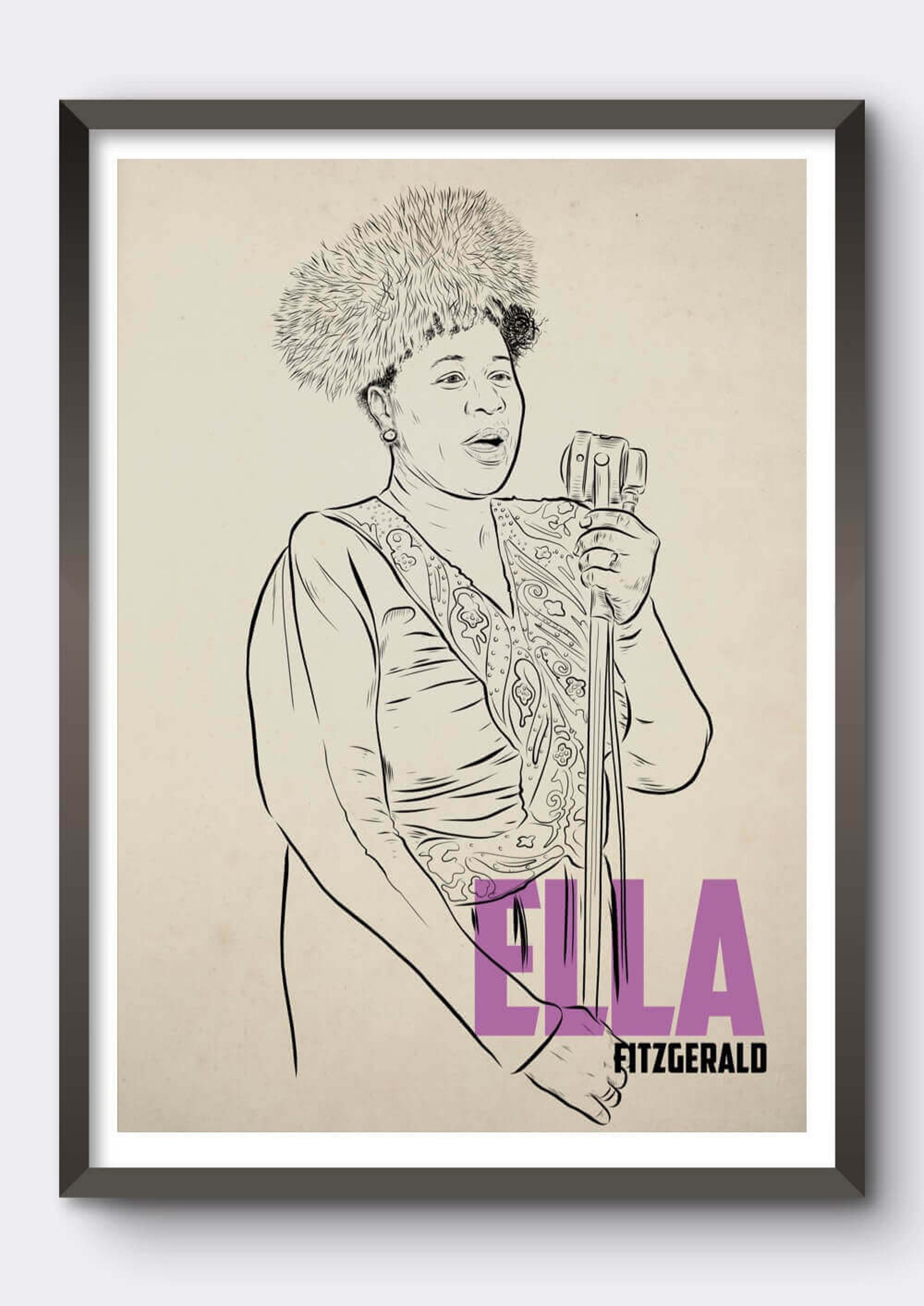 Ella Fitzgerald Poster - Etsy
