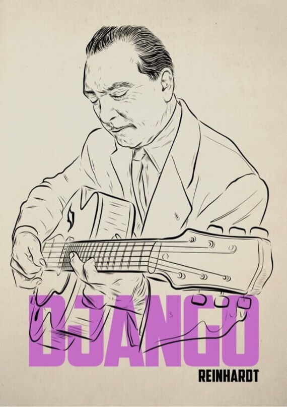Django Reinhardt Poster