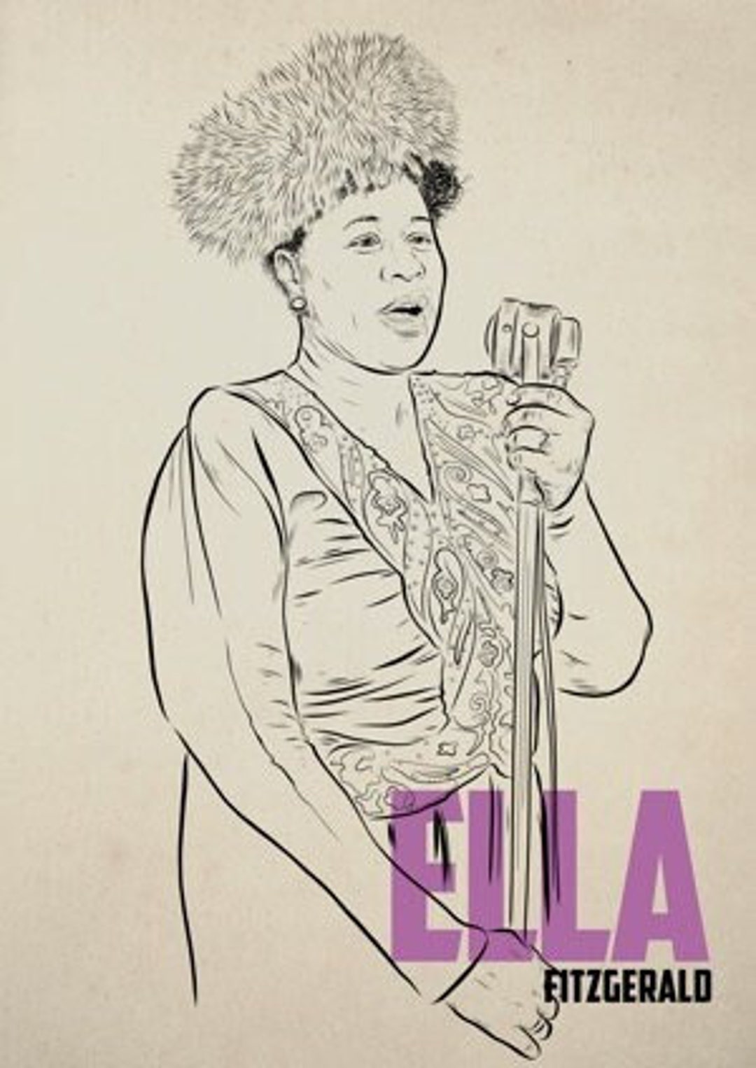 Ella Fitzgerald Poster - Etsy