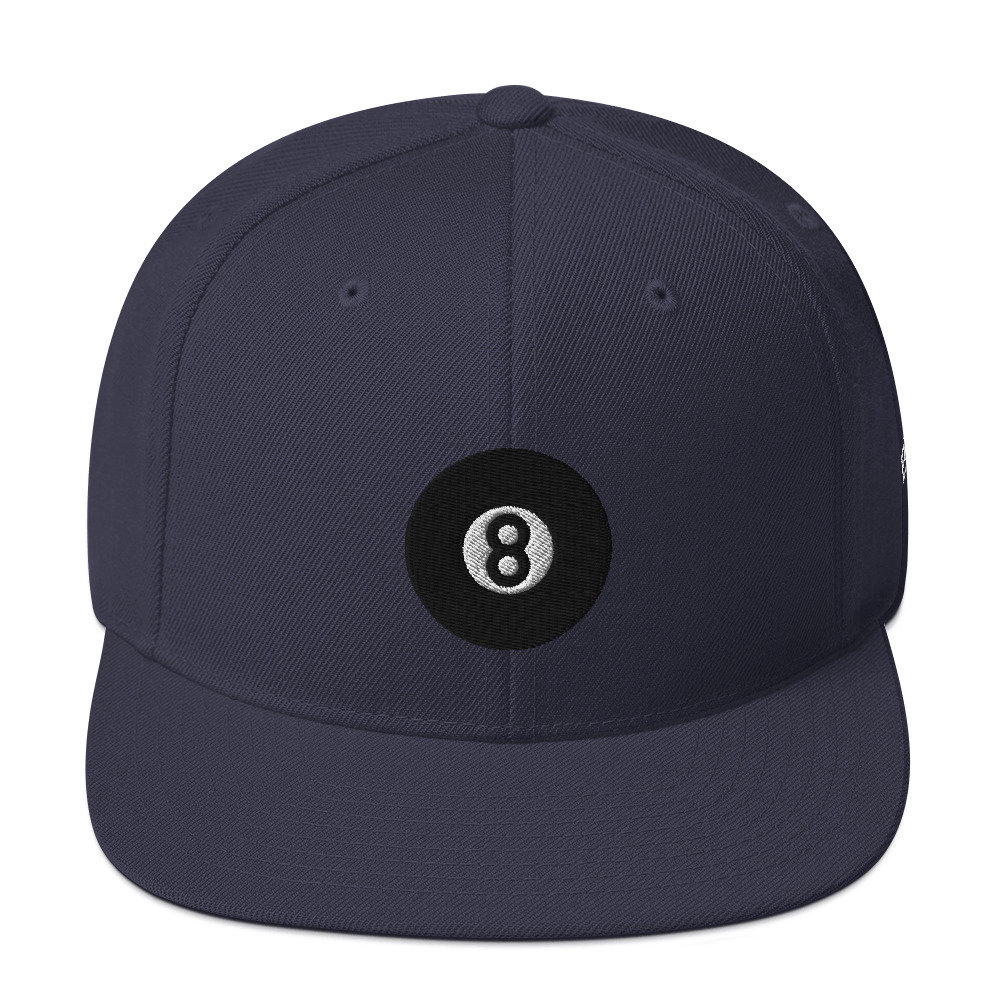 8 Ball Hat for Pool Players/ 8 Ball Cap/ Billiards Hat/ 8 Balll ...