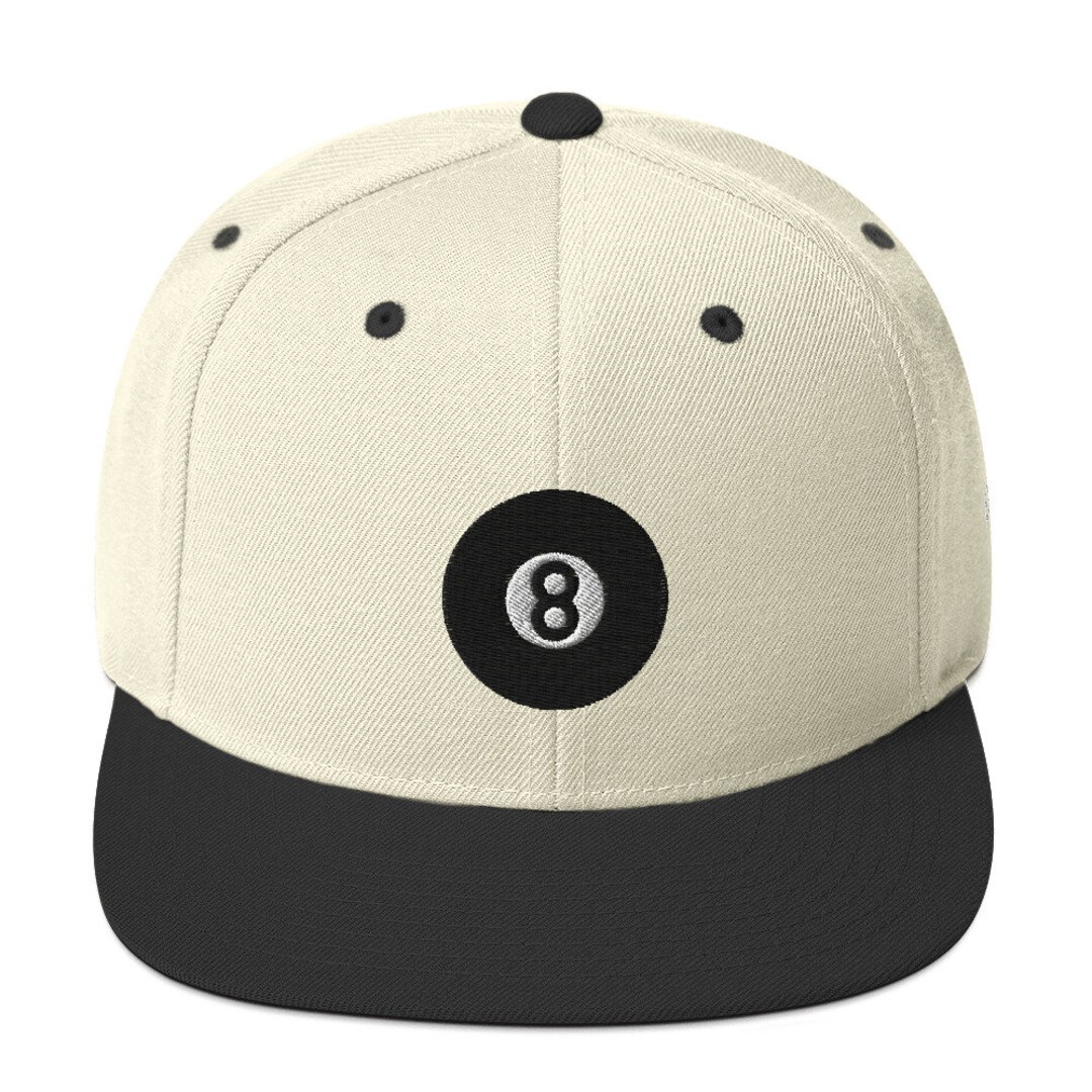 8 Ball Hat for Pool Players/ 8 Ball Cap/ Billiards Hat/ 8 Balll ...