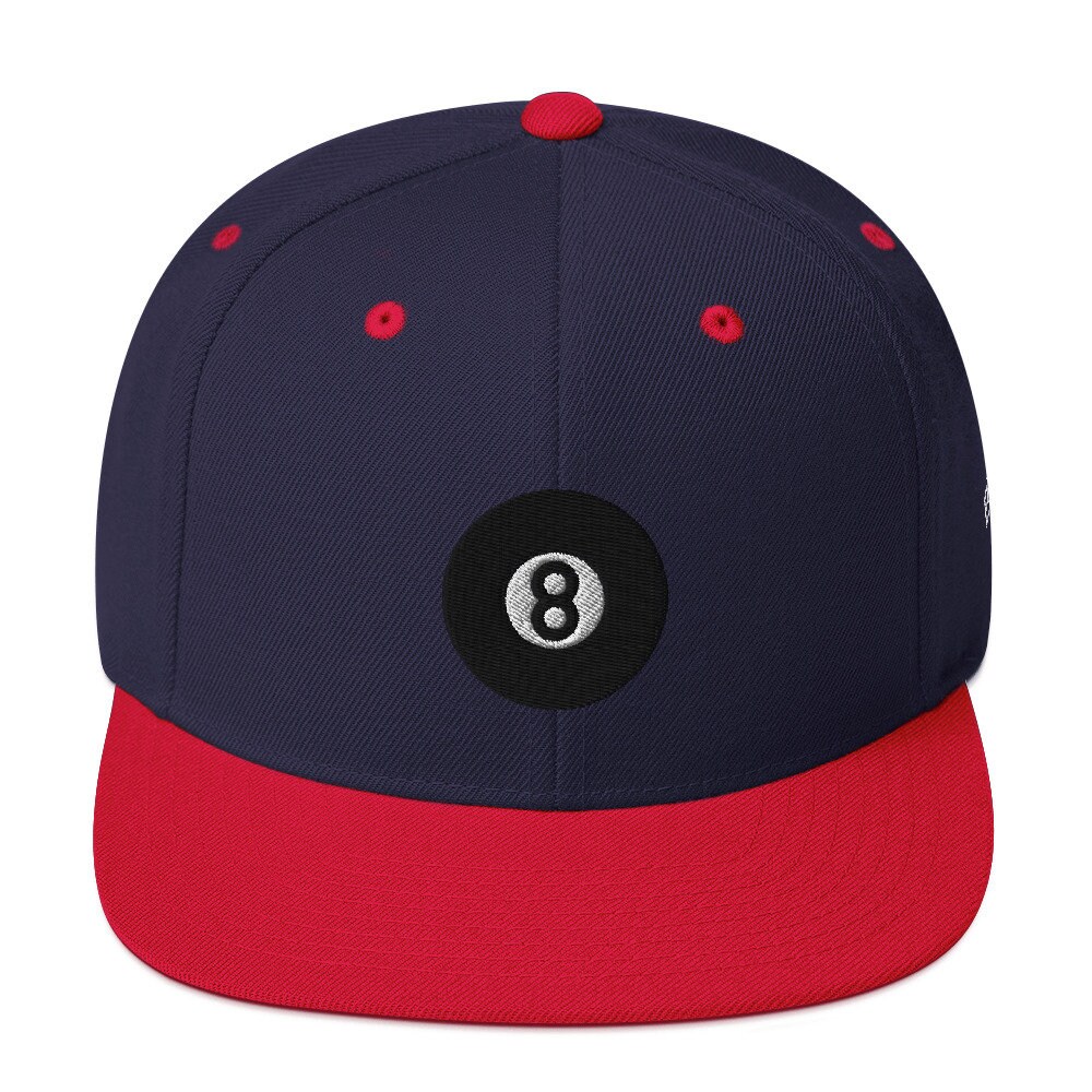 8 Ball Hat for Pool Players/ 8 Ball Cap/ Billiards Hat/ 8 Balll ...