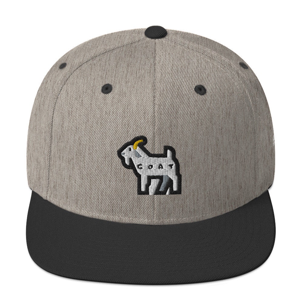The greatest of all time Dad hat G.oat Hat with a goat | Etsy