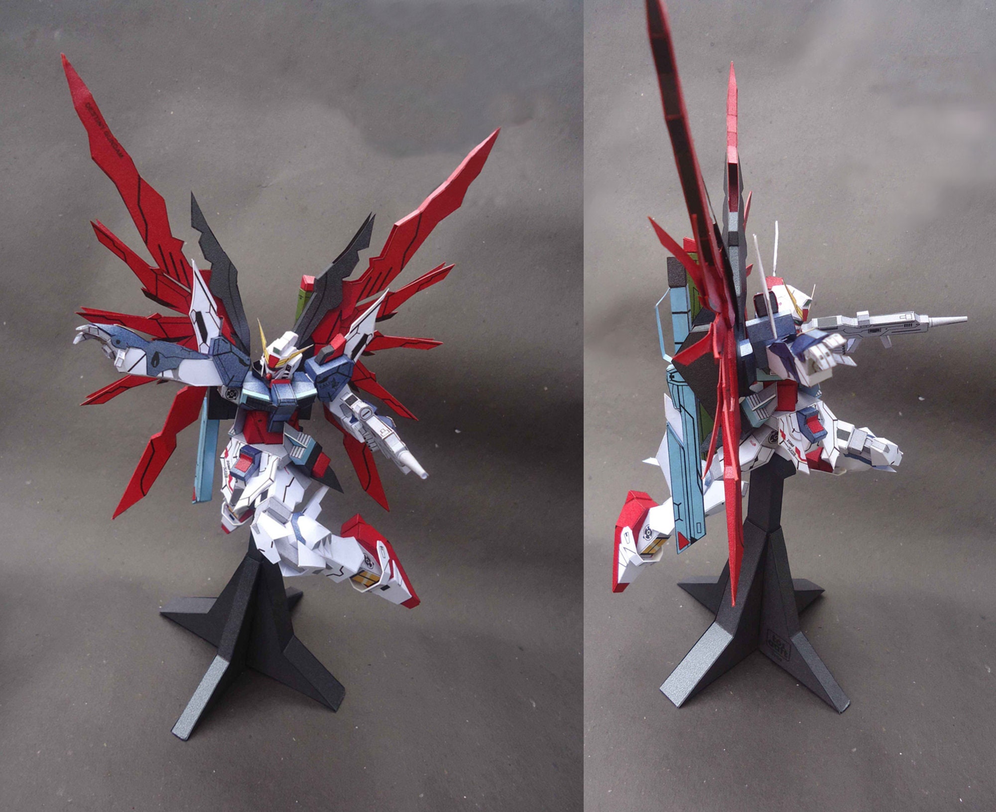 Destiny Gundam Papercraft: DIY Mobile Suit Robot Model (PDF) - Etsy