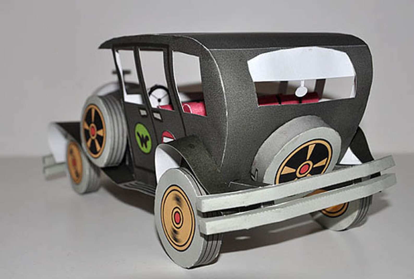 Wacky Races Bulletproof Bomb Papercraft: DIY Car Model (PDF) - Etsy