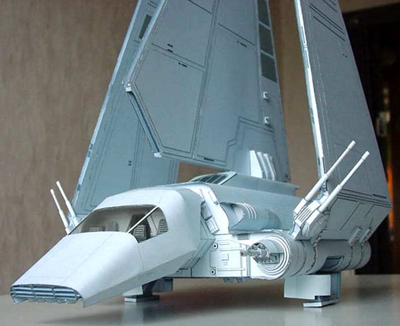 Space Shuttle Imperial, papercraft, DIY, RPG, imperial shuttle, Star ...