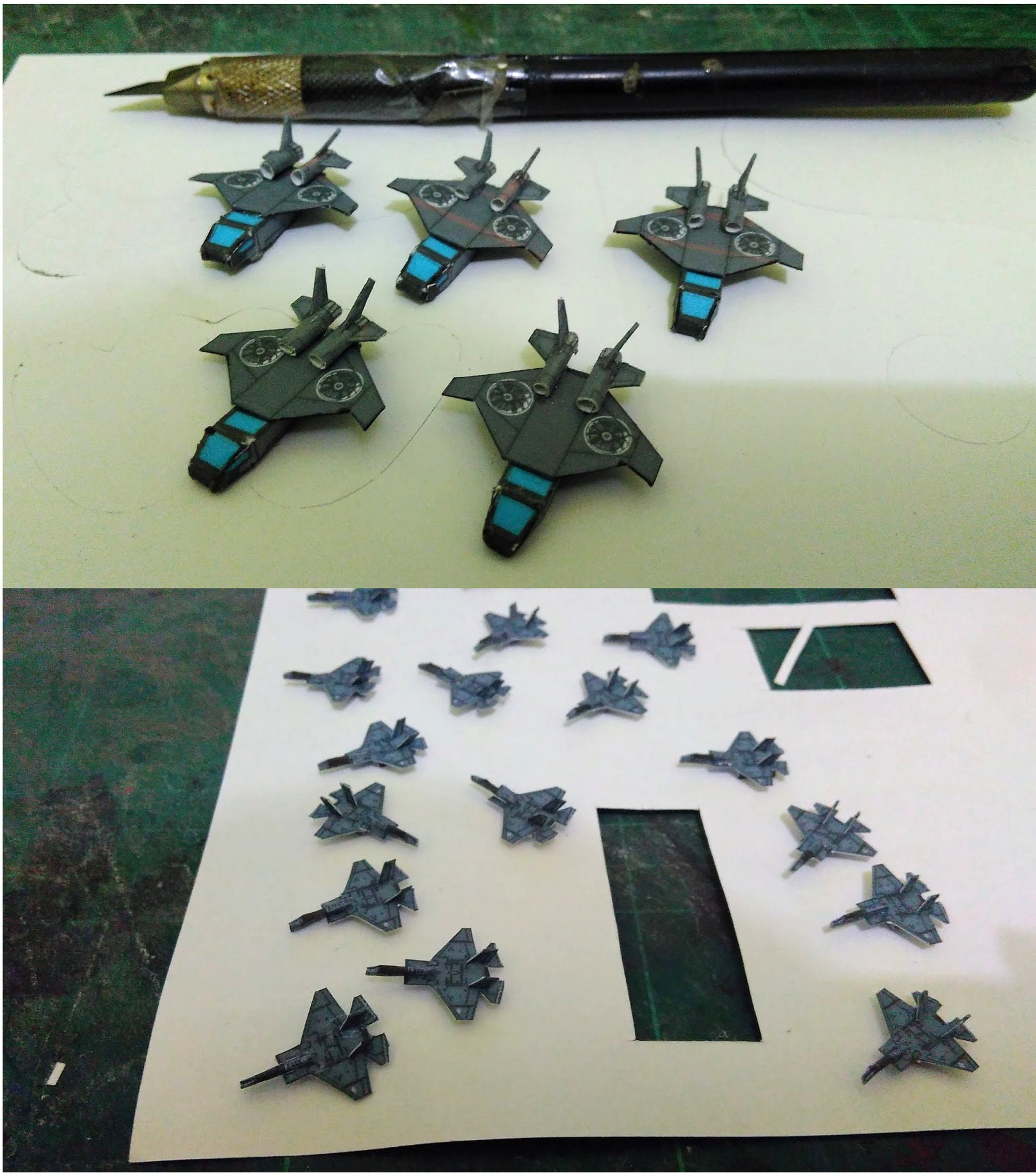 SHIELD Helicarrier Paper Model: Avengers DIY Papercraft (1 Meter, PDF ...