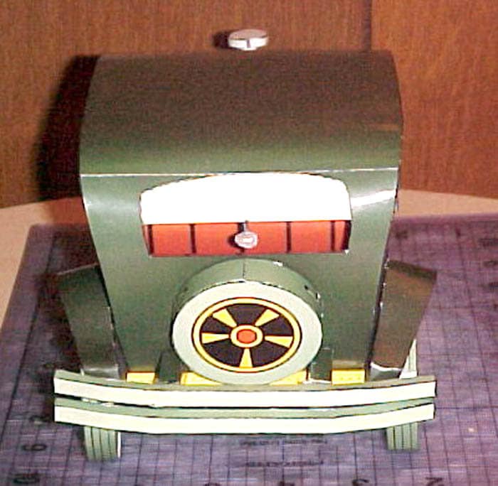 Wacky Races Bulletproof Bomb Papercraft: DIY Car Model (PDF) - Etsy