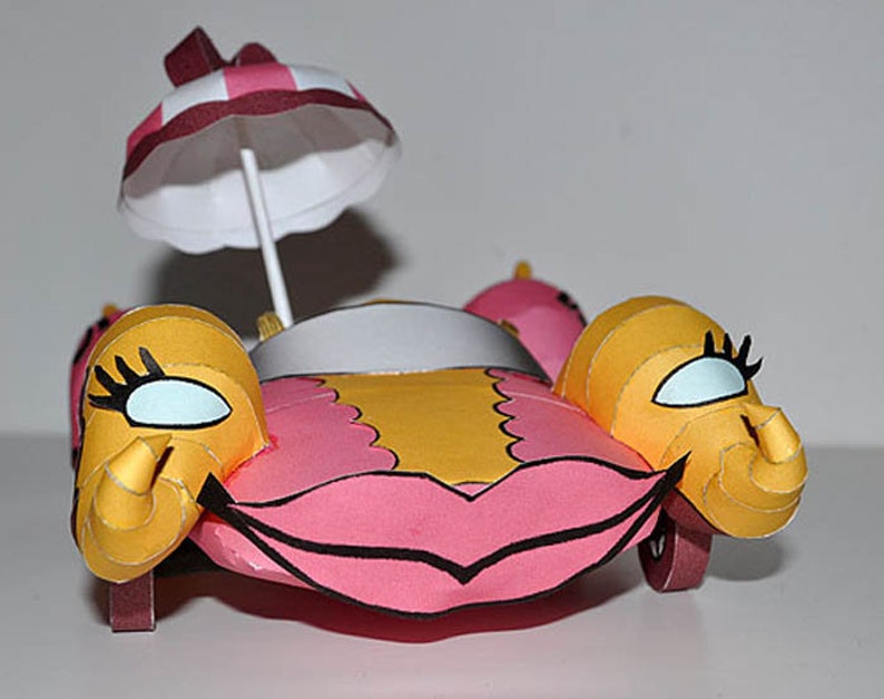 Wacky Races - Penelope Pitstop - 05 Compact Pussycat Car, Papercraft ...