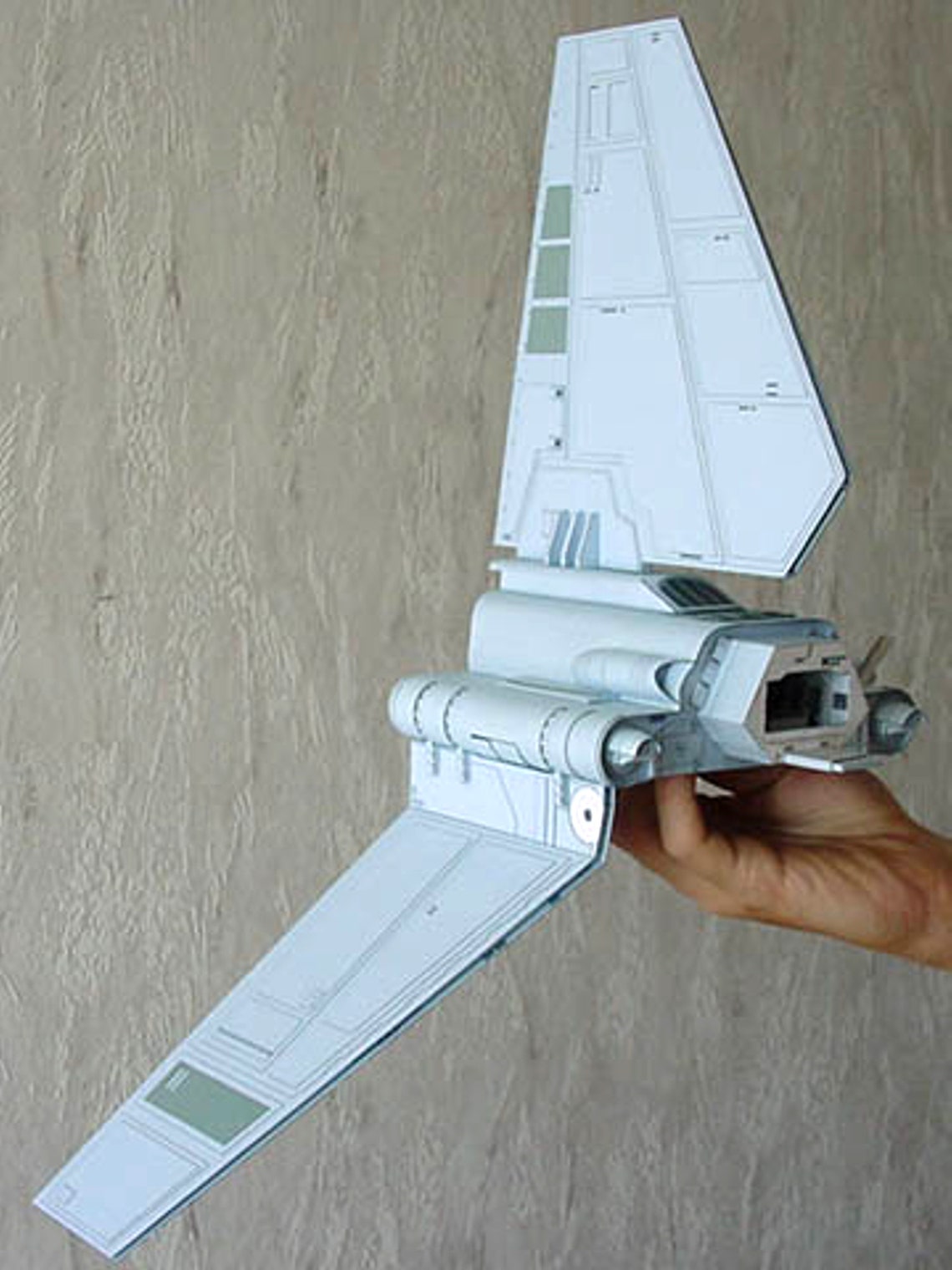 Star Wars Tydirium Shuttle Papercraft: DIY Imperial Ship Model (PDF) - Etsy