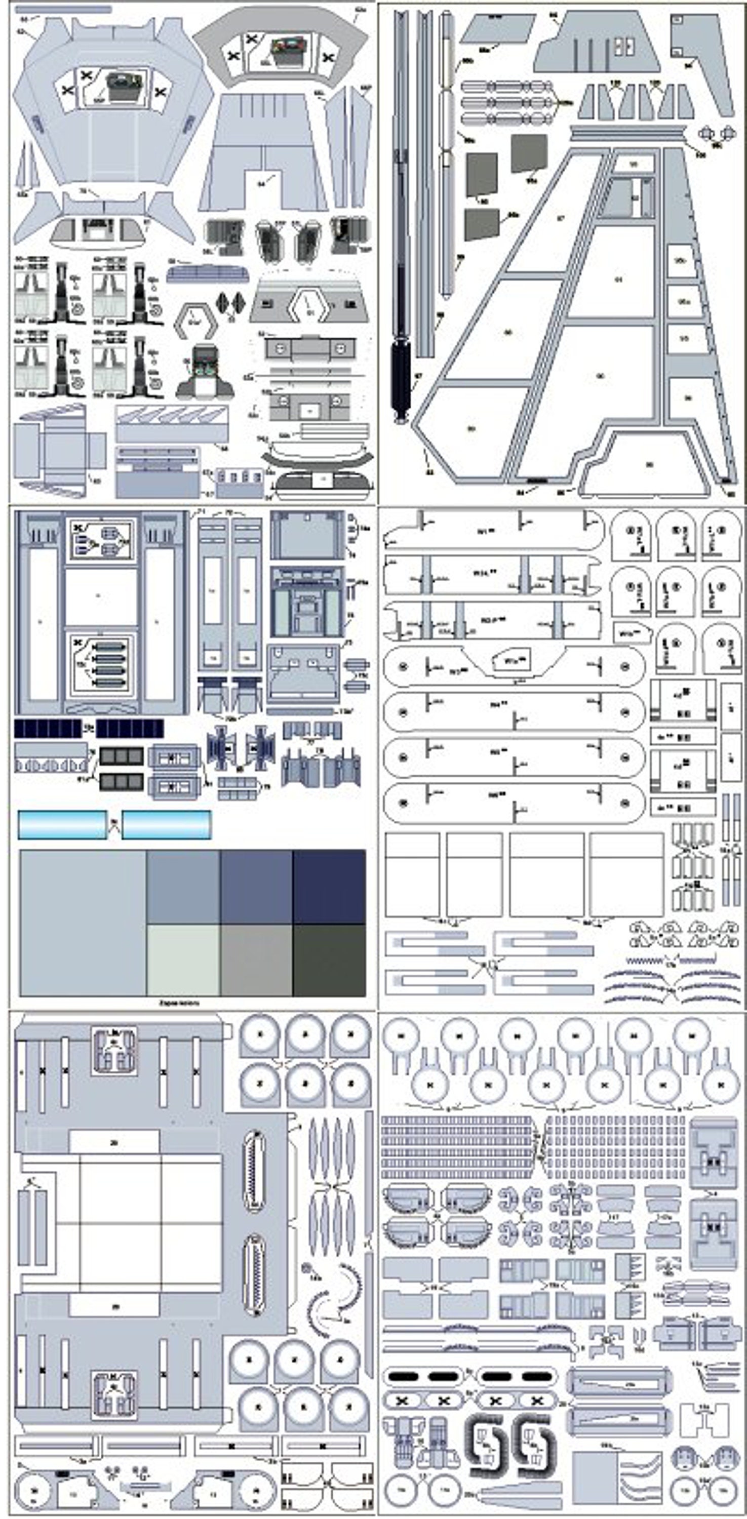 Star Wars Tydirium Shuttle Papercraft: DIY Imperial Ship Model (PDF) - Etsy