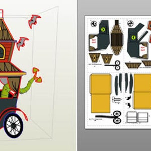 Wacky Races - Creepy Coupe - Papercraft - PDF - DIY - Hanna Barbera ...