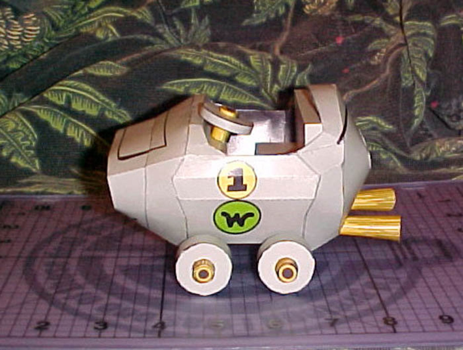 Wacky Races Boulder Mobile Papercraft: DIY Car Model (PDF) - Etsy