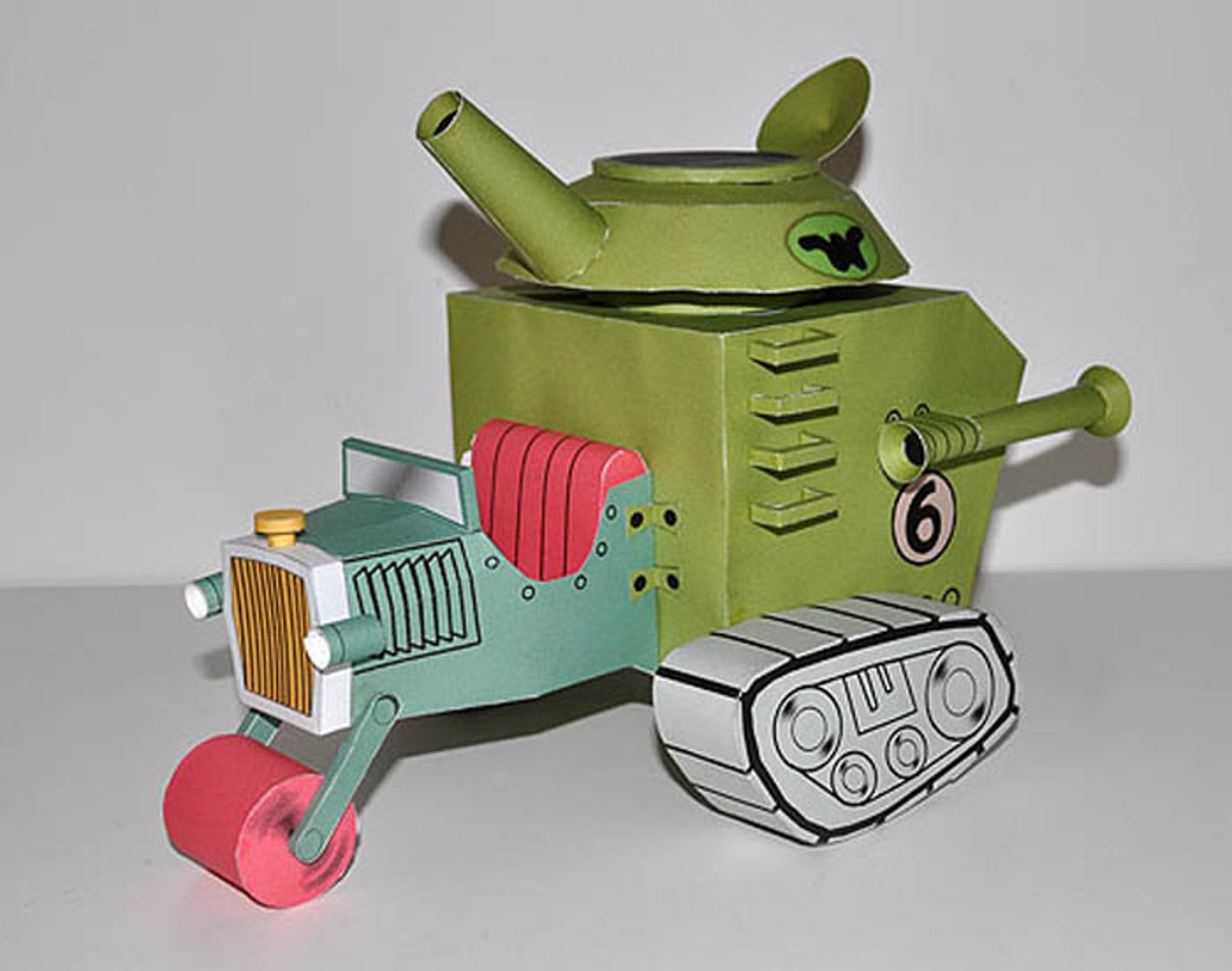 Wacky Races Army Surplus Special Six Papercraft PDF | Etsy