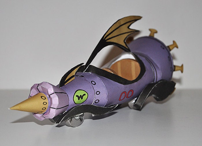 Collection - Wacky Races - Hanna Barbera , Papercraft - PDF - DIY ...