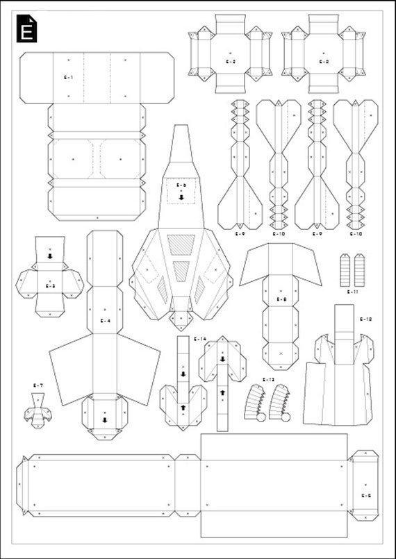 3+Free Papercraft Laserbeak Template - ReadInforTheHeckofit