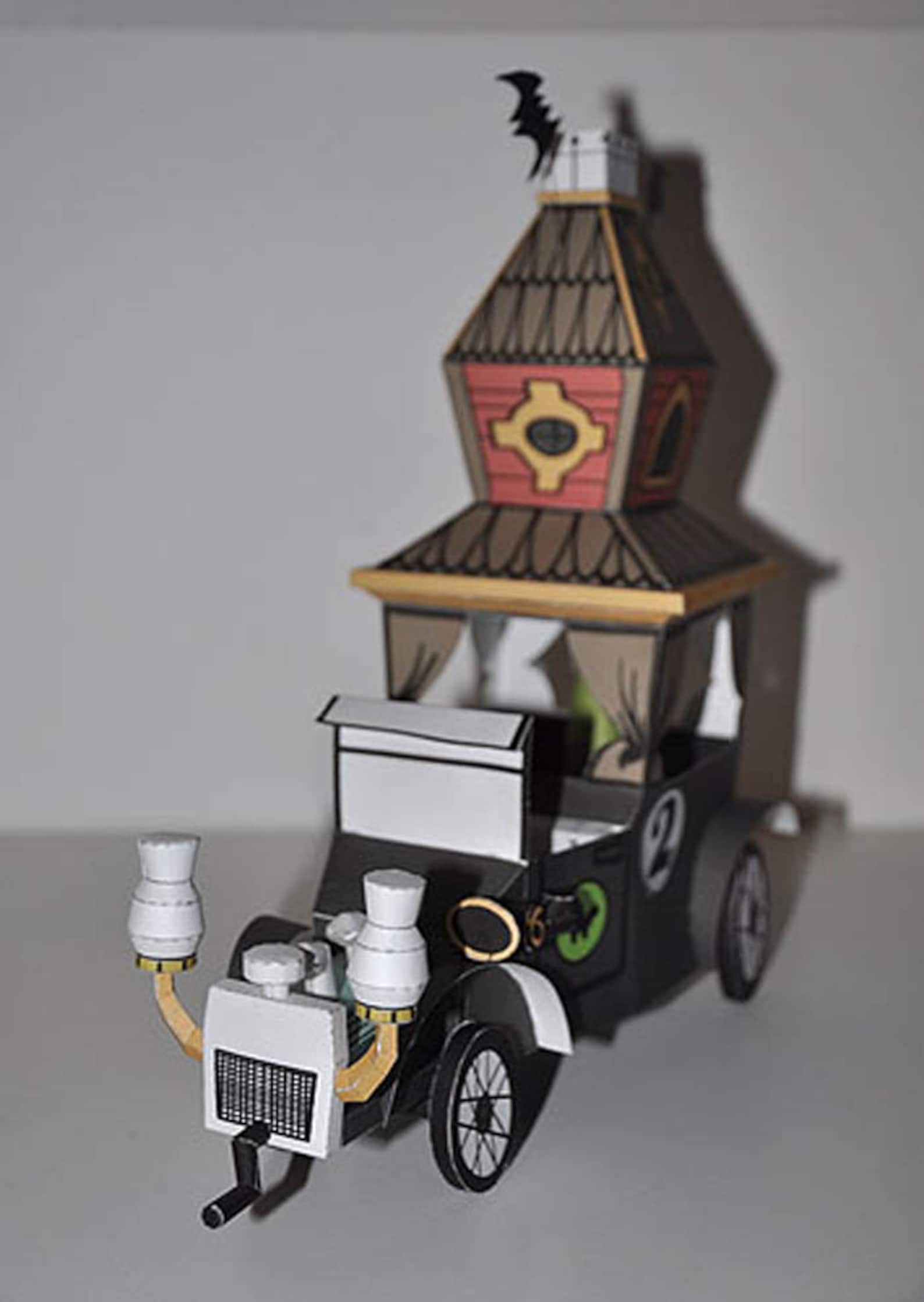 Wacky Races Creepy Coupe Papercraft PDF DIY Hanna - Etsy Finland