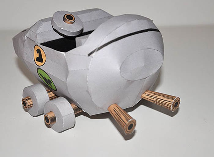 Wacky Races Boulder Mobile Papercraft: DIY Car Model (PDF) - Etsy