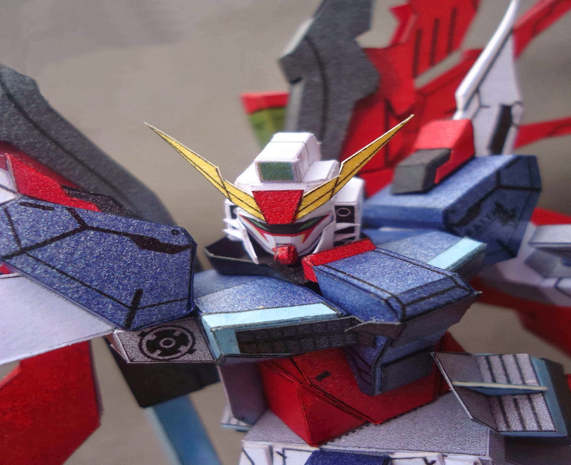 Destiny Gundam Papercraft: DIY Mobile Suit Robot Model (PDF) - Etsy