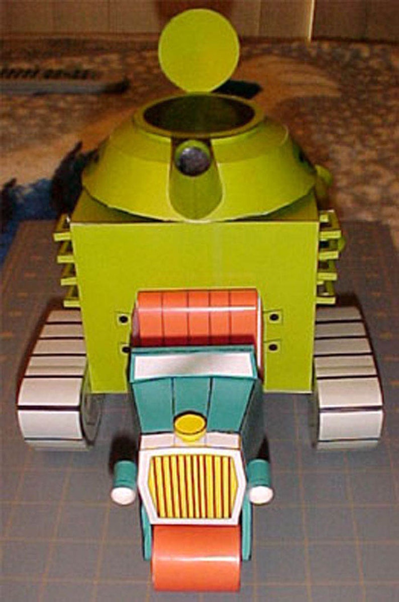 Wacky Races - Army Surplus Special Six - Papercraft - PDF - DIY - Hanna ...