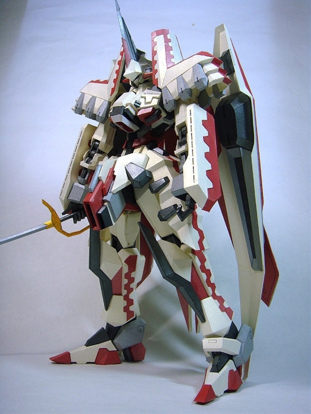Amdusias Gundam Paper Model: DIY Robot Ornament (PDF) - Etsy