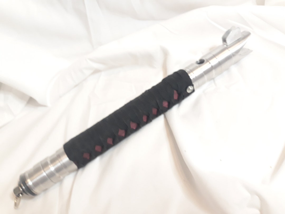 Katana Lightsaber With Red Amaranth Wood and Black Tsuka-ito (grip) - Etsy