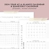Printable 2024-2025 Academic Wall Calendar 36x24, 24x18, 11x8.5 Posters ...
