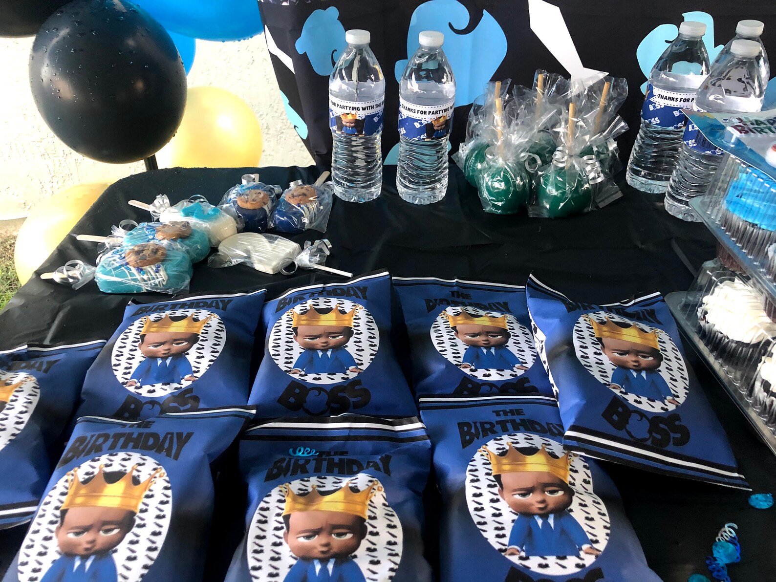 Boss Baby Chip Bags | Boss Baby Party Favor | Custom Chip Bag | Treat ...