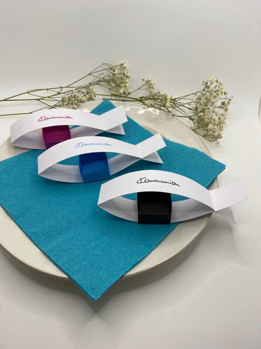 Place Cards Place Cards Communion Confirmation Baptism Guest Gift - Etsy