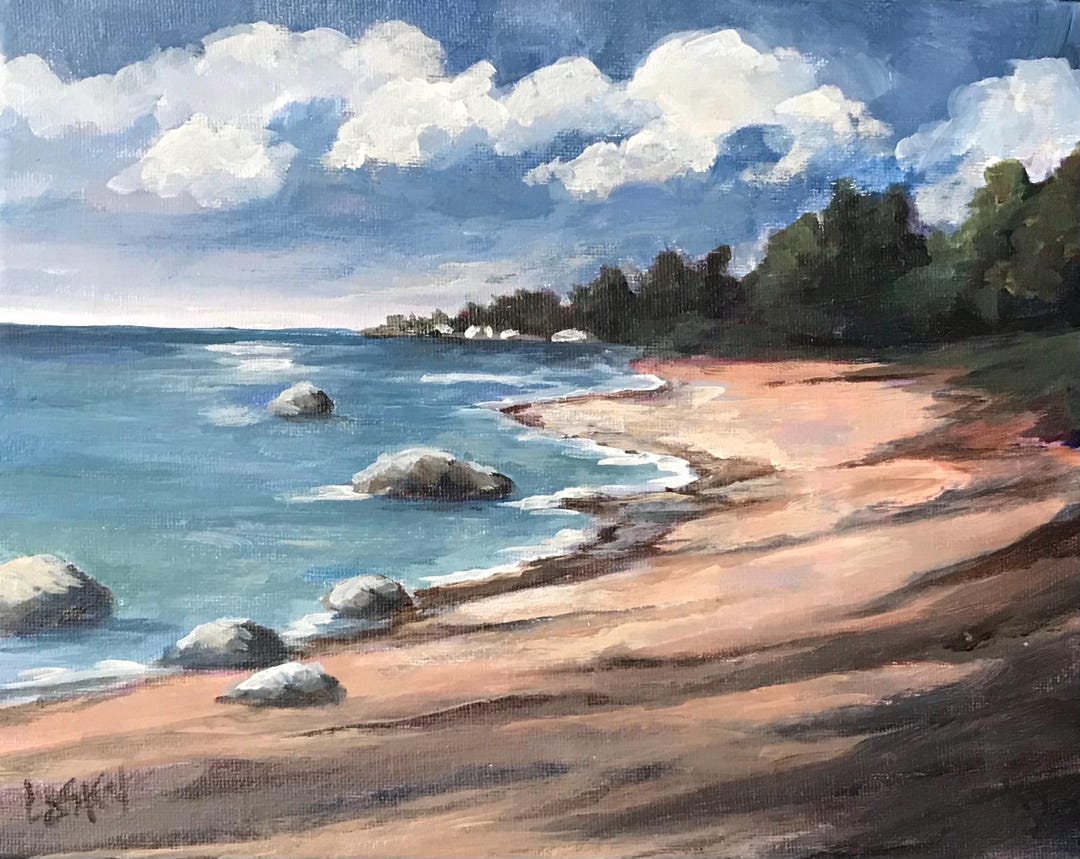 Awenda Park Beach by Liz Lasky. - Etsy