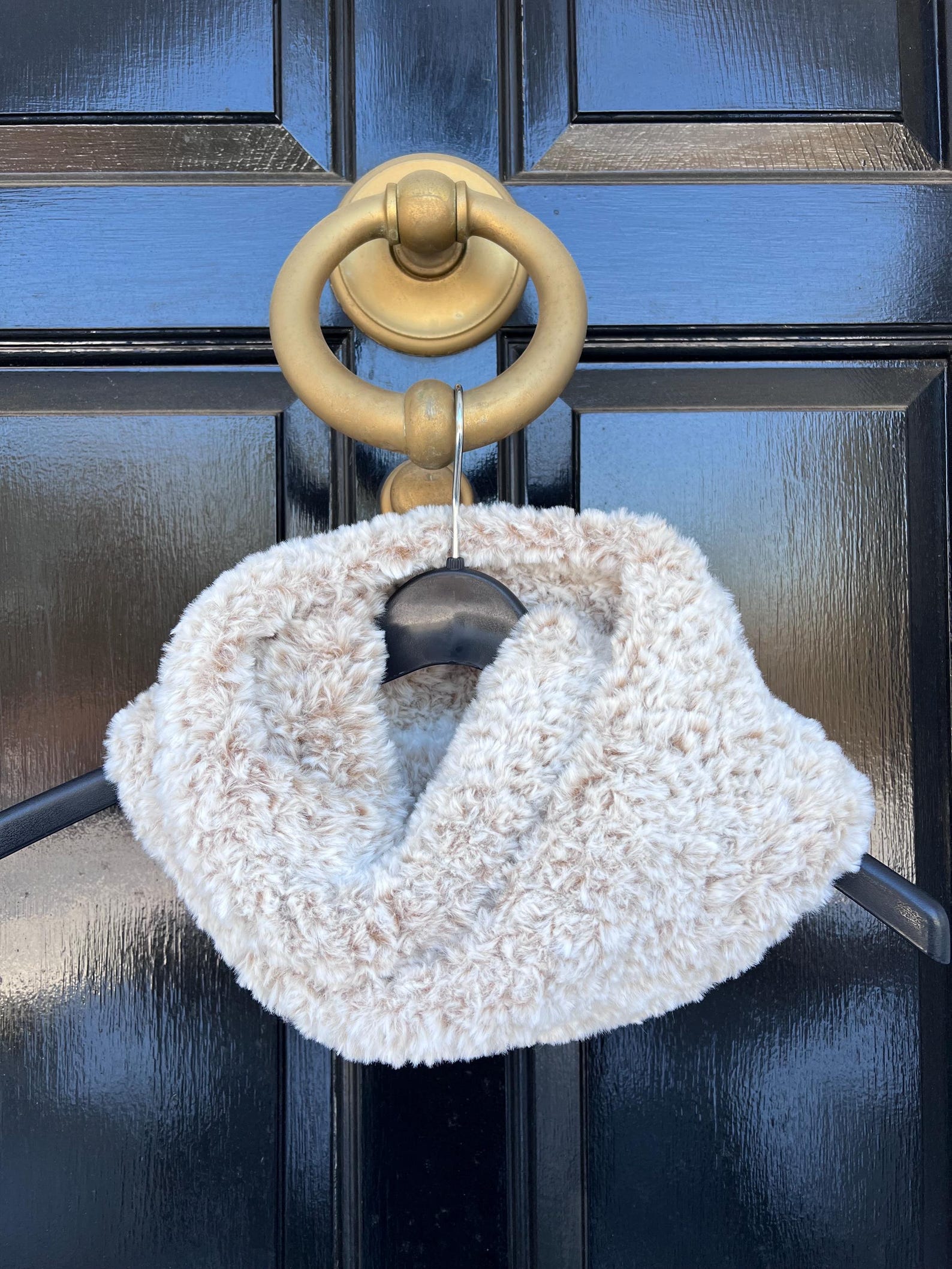 Faux Fur Cowl, Faux Fur Infinity Scarf, Fluffy Winter Scarf, Birthday ...