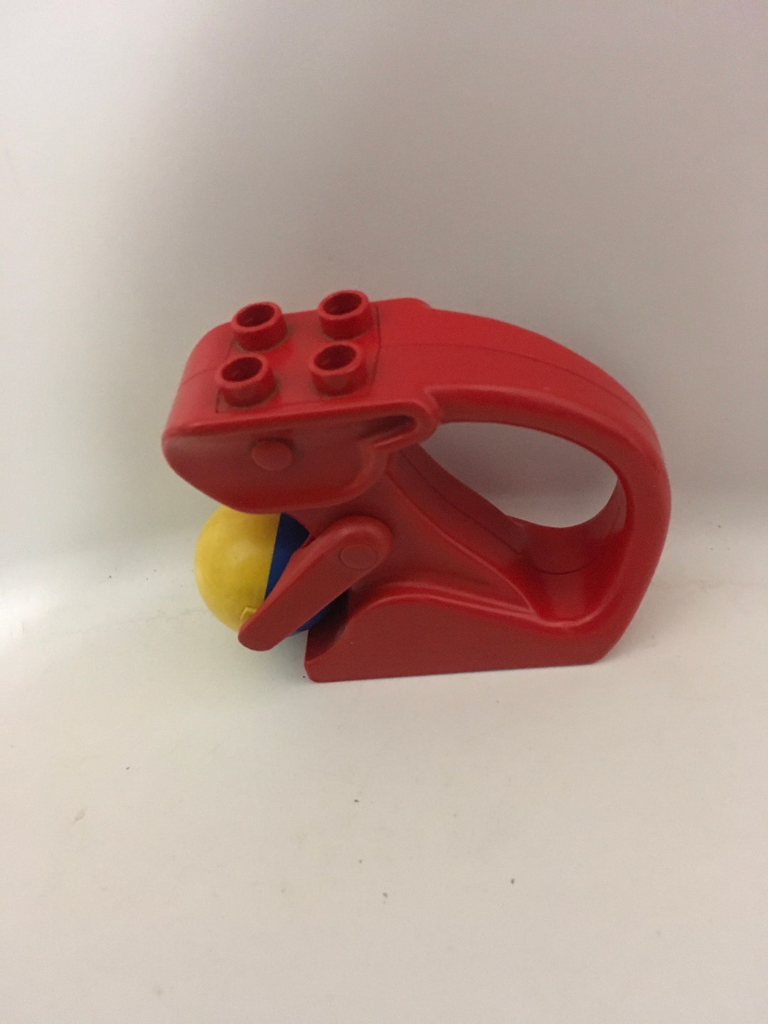 Lego Duplo Rabbit Baby Rattle Toy Red With Moving Ball Very Cute Good ...