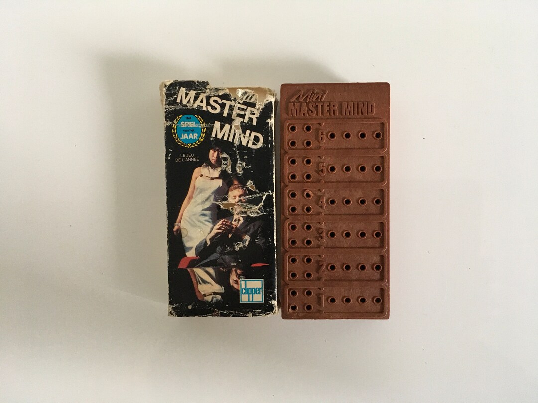Mini Master Mind Play Old Original but Good Condition Complet 12cmx6cm ...