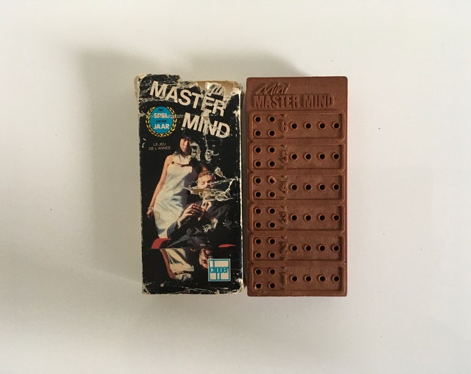 Mastermind Handmade Wooden Board, Wooden Family Game, Wood Eco Game ...