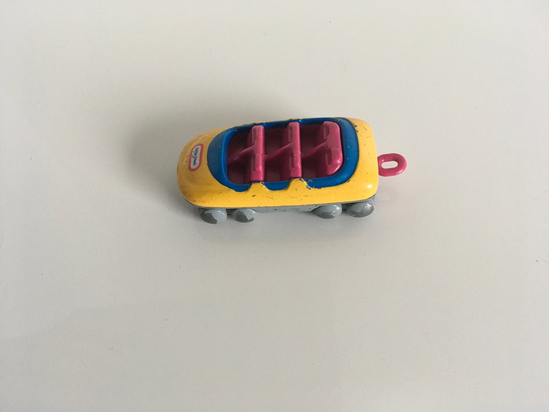 Little Tikes Matchbox Car Roller Coaster Purple Chairs Yellow Ride ...