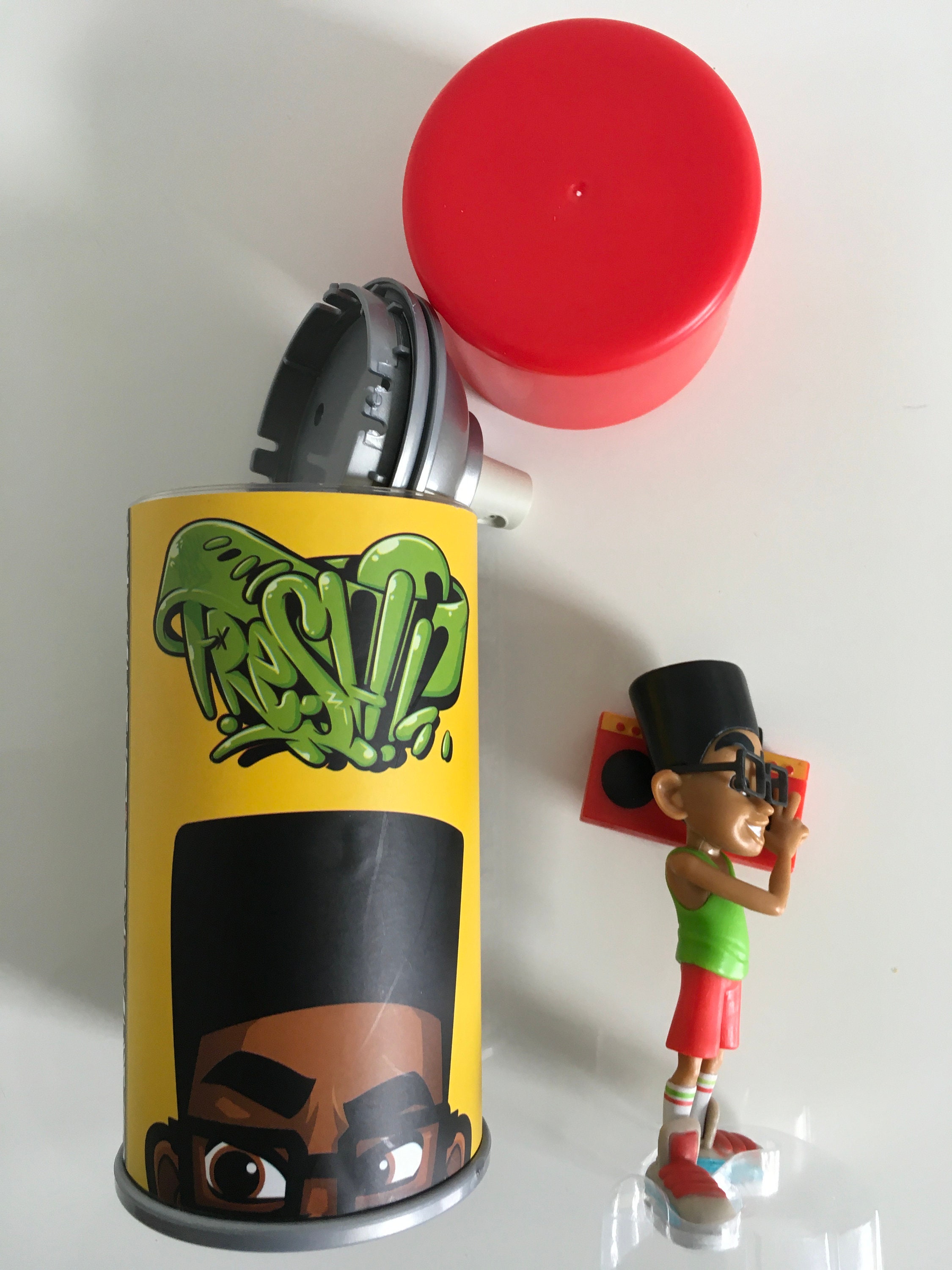 Sub Surf Subway Spray Can Surfer Brand Alpha Industries Figure Inside ...