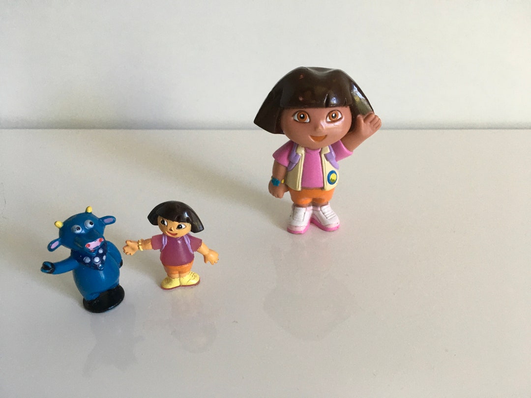 Set of 3 Figurines Dora Exploratrice Vintage - Etsy