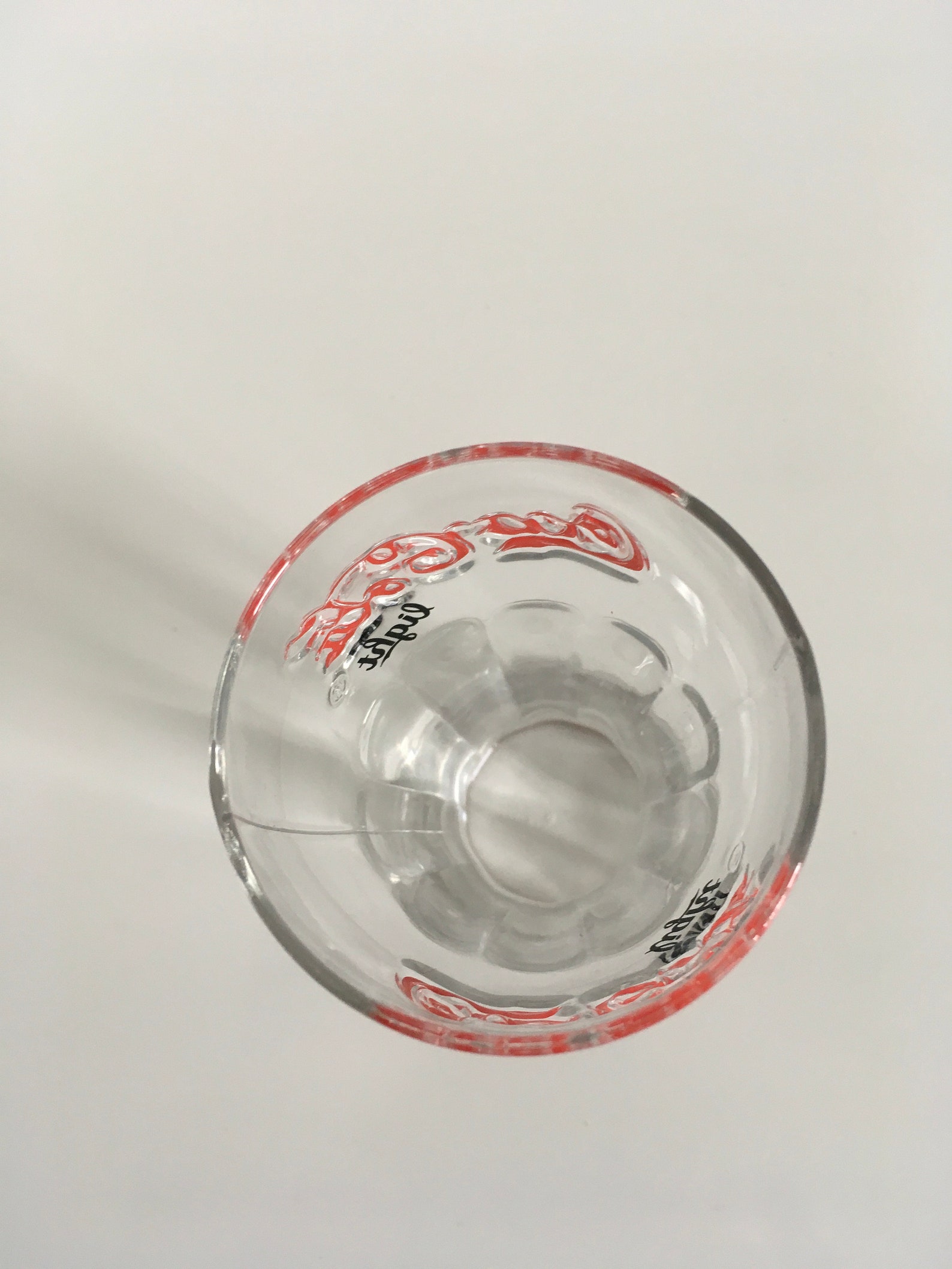 Vintage Coca Cola Light Glass Relief Writing 13 Cm Very Good Condition ...