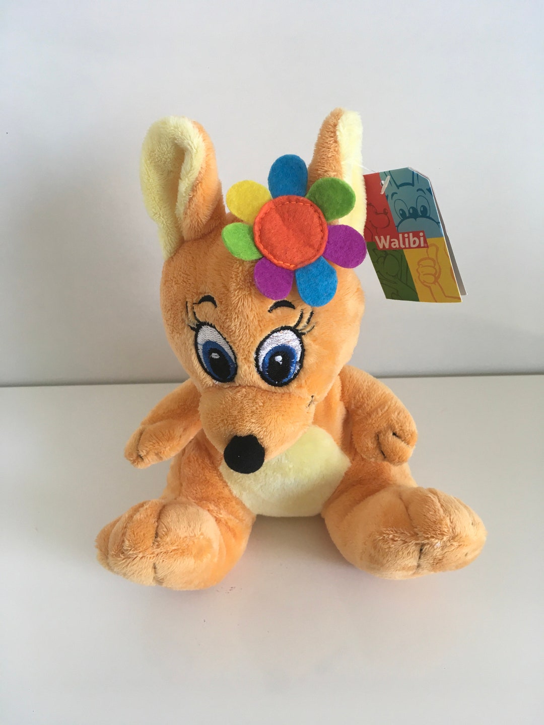 Walibi Belgium Park Kangaroo Plush New With Tag , Embroidered Eyes ...