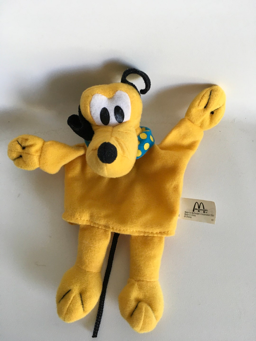 Pluto Puppet Happy Meal Toys Macdonalds Disneyland Paris 2001 18 Cm ...
