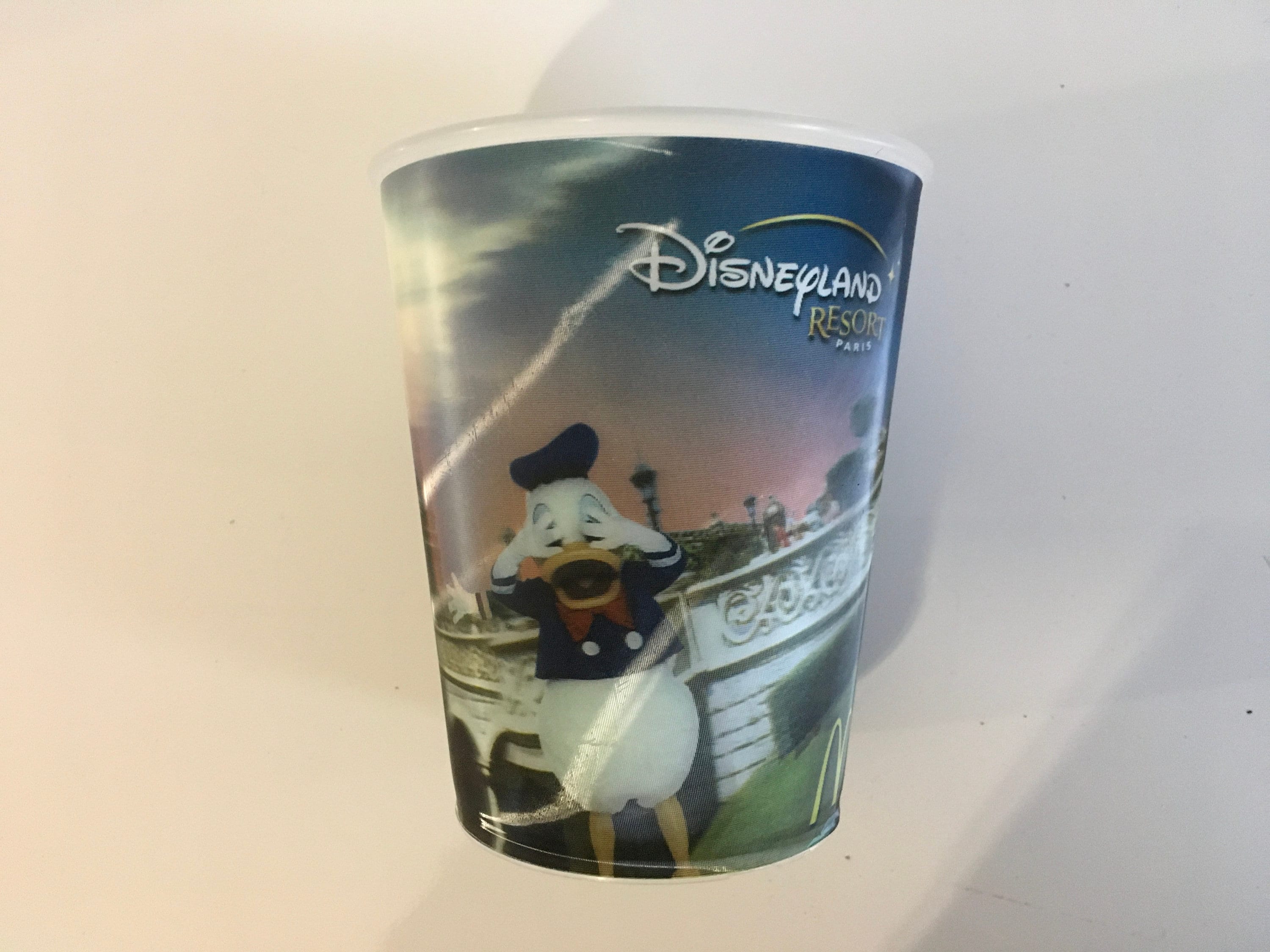 Glass Cup Plastic Disneyland Resort Paris in 3D Animated New 2004 ...