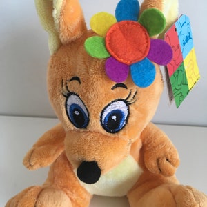 Walibi Belgium Park Kangaroo Plush New With Tag , Embroidered Eyes ...