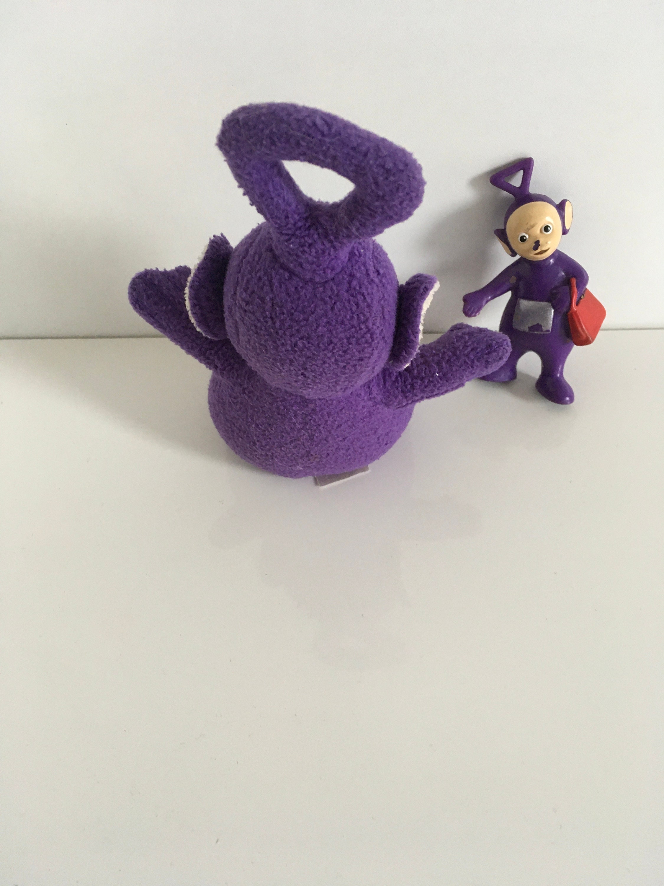 Set of 2 Teletubbies Tinky Winky Purple ( 1 Plush Vintage 1996 Talking ...