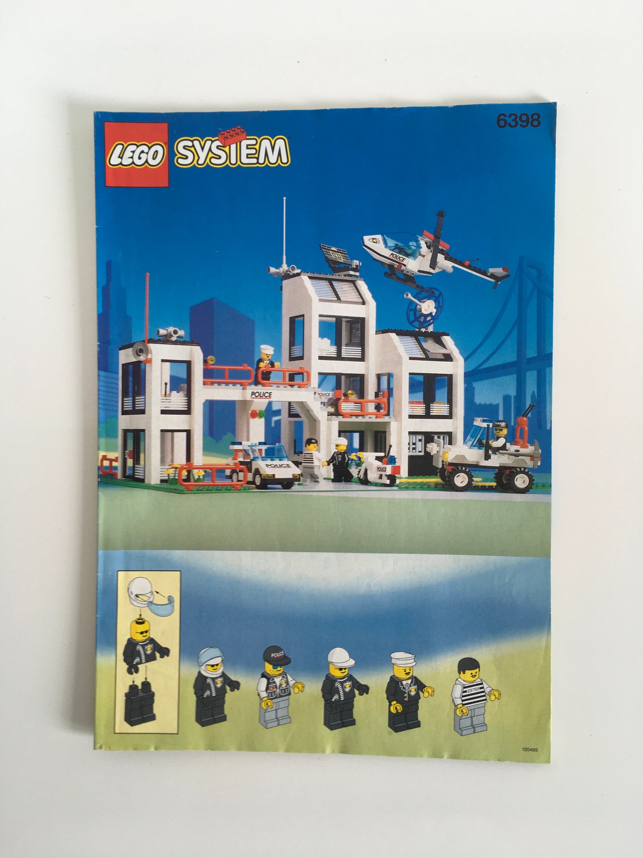 Paper Design & Templates Lego vintage 1993 #6398 central police ...